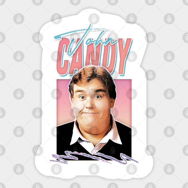 John Candy 80s Style Retro Fan Art John Candy Sticker Teepublic